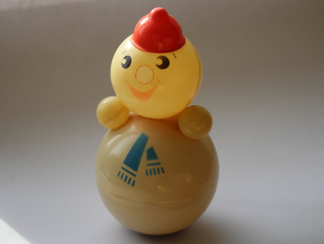 RARE Soviet Musical Snowman Roly-poly . Nevalyashka. Snowman. Vintage ...