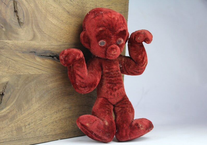 Soviet Soft Polymer Toy Monkey Flocking Toy Very Rare Soviet | Etsy