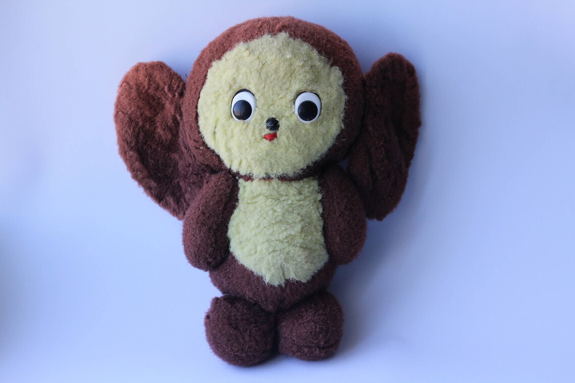Soviet Cheburashka. Plush Vintage Cheburashka. Retro Toy | Etsy