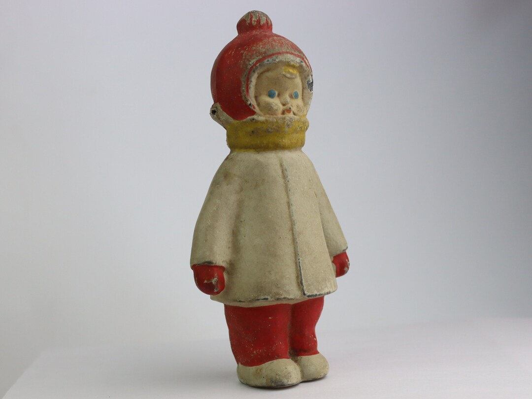 Rare Very Old Soviet Rubber Boy. Soviet Toy. Vintage Toy. Soviet Hockey ...
