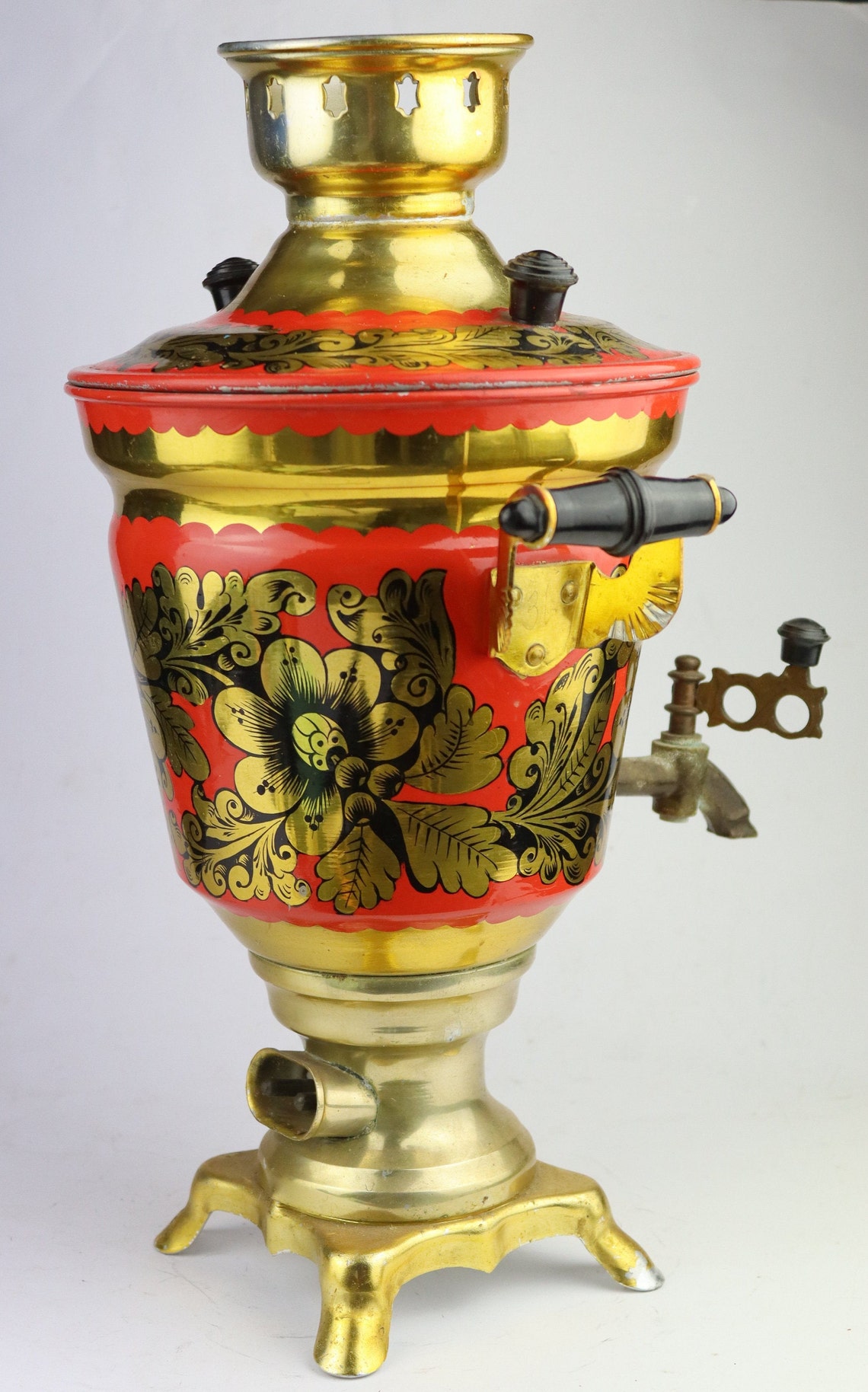 1981 Soviet Hand-painted Samovar. Soviet Samovar. Hand-painted - Etsy