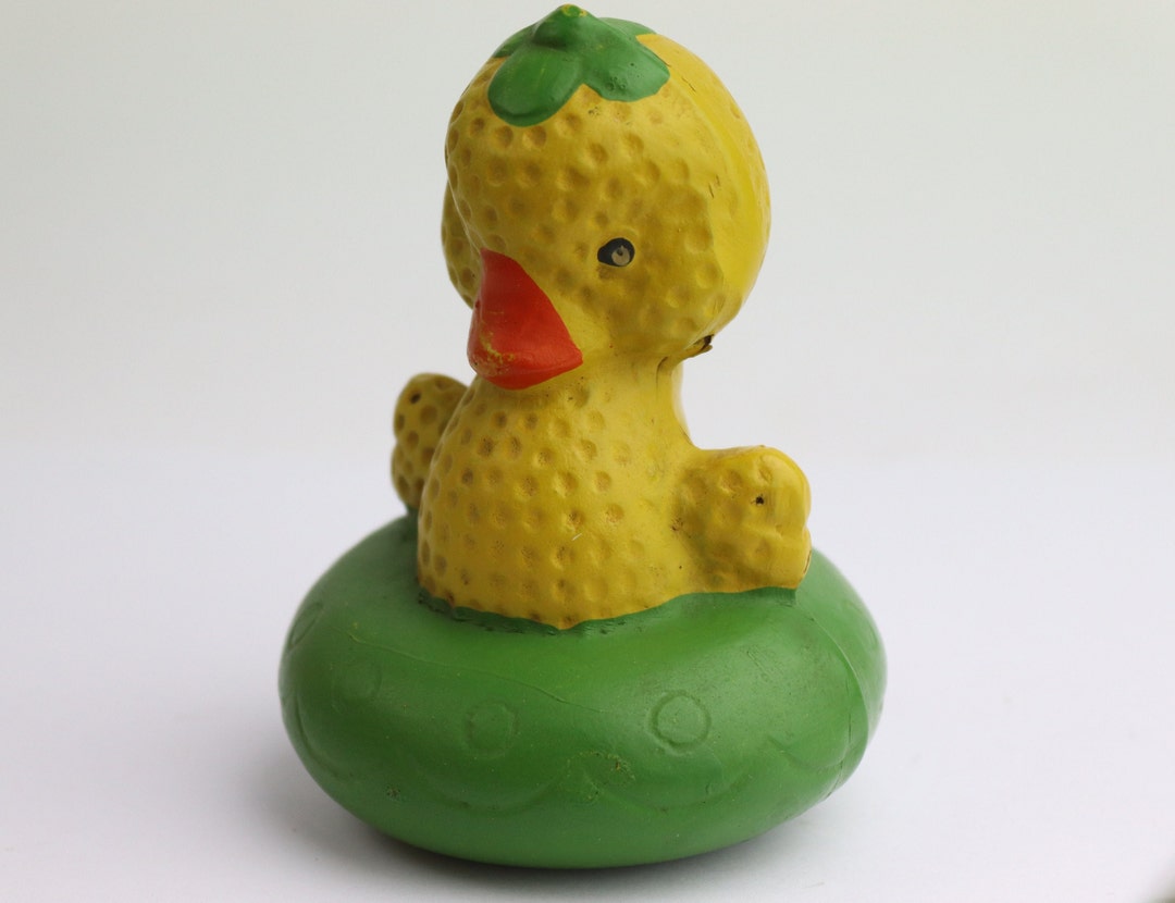 Very Rare Soviet Rubber Toy Duckling in Inflatable Circle. Duck. Urss ...