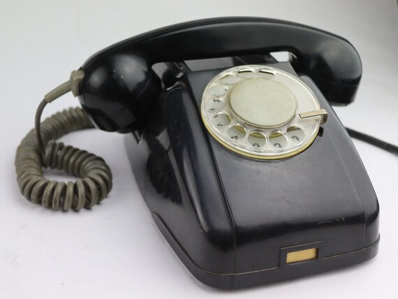 1965 Soviet Dial Phone. Soviet Bakelite Telephone. Vintage | Etsy