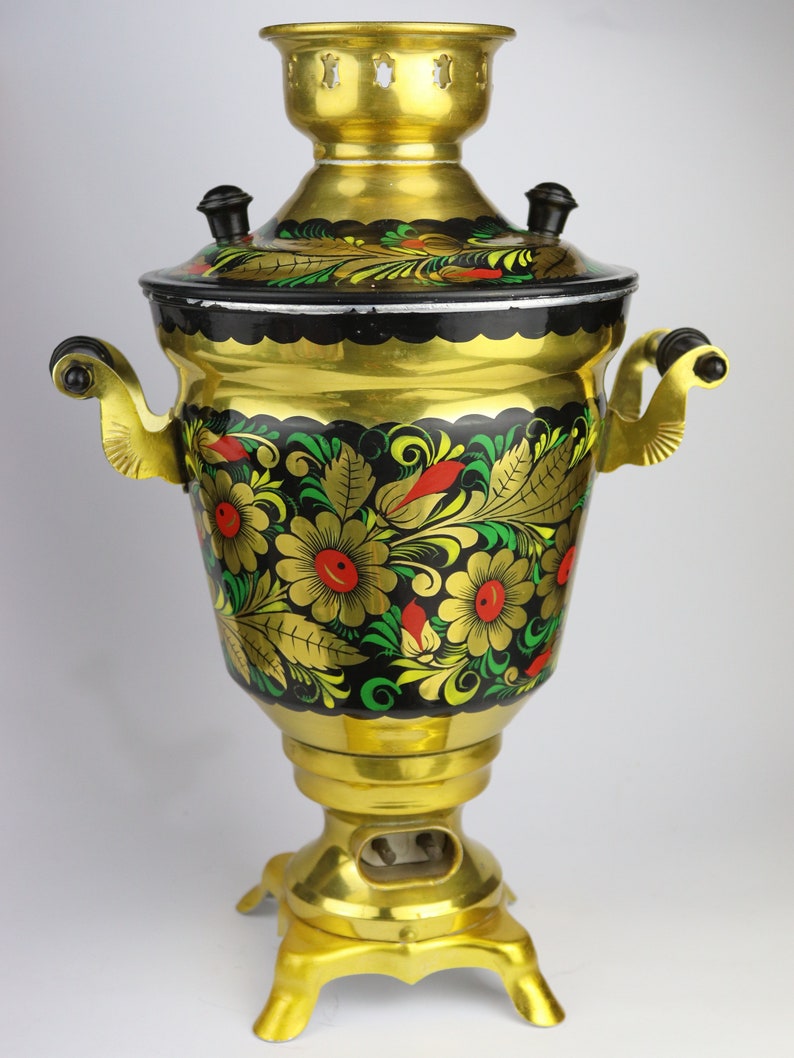 1985 Soviet Hand-painted Samovar. Soviet Samovar. Hand-painted | Etsy