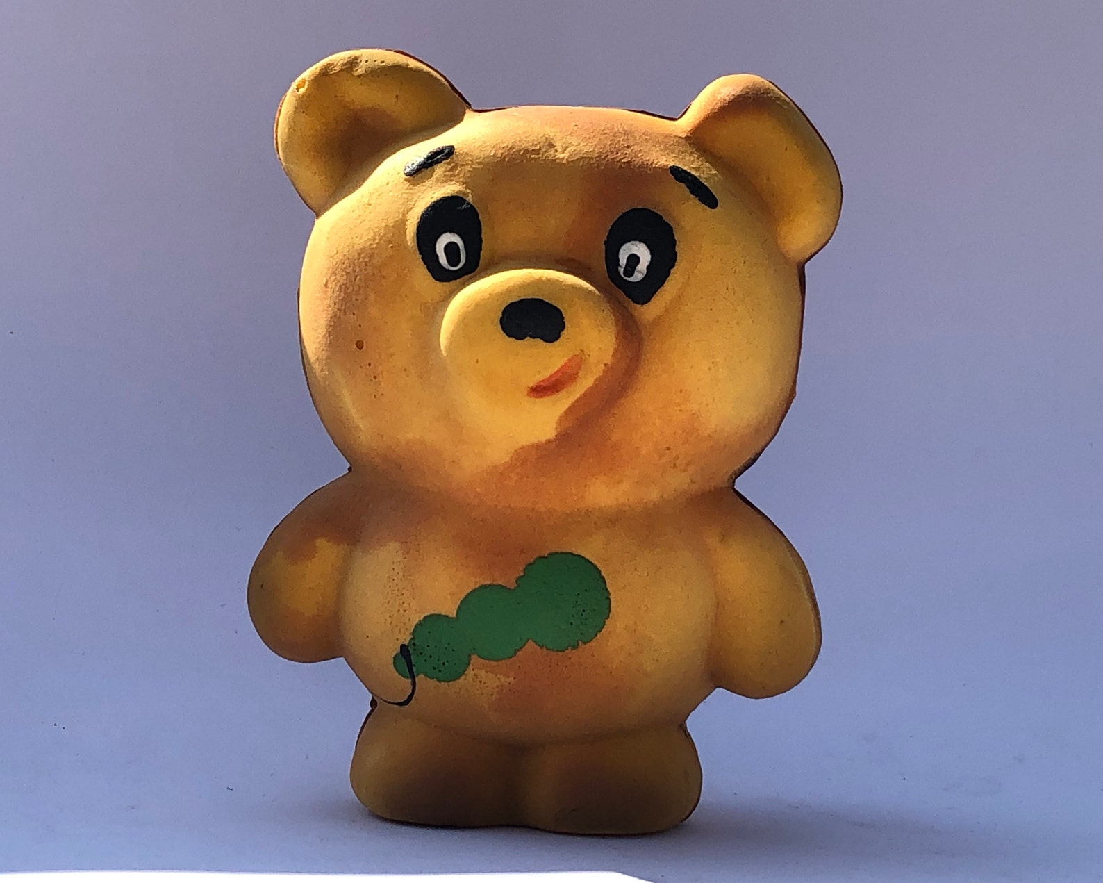 Very Rare Soviet Soft Polymer Toy Flocking Toy Soviet Bear - Etsy