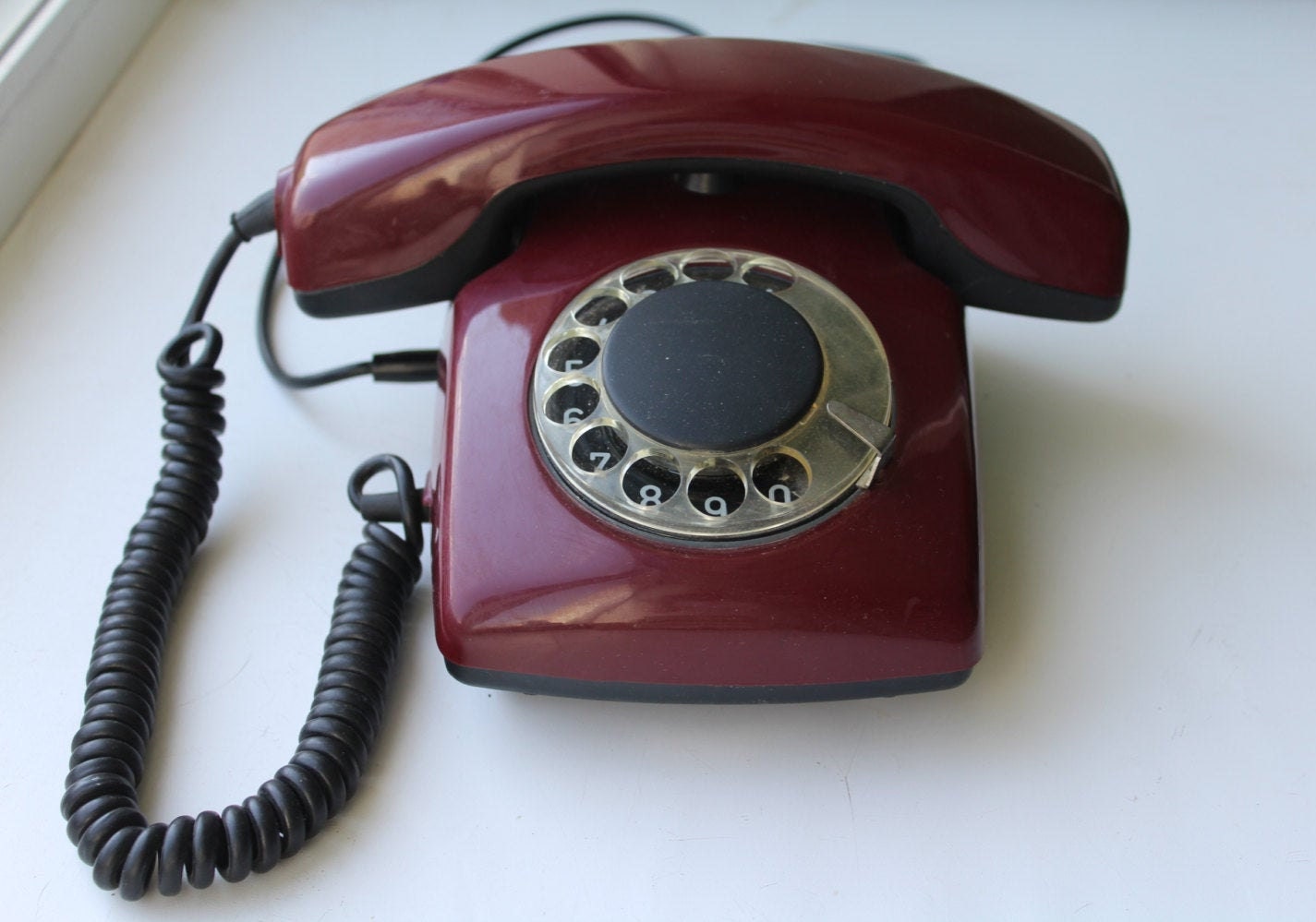 Soviet Phone. Desk Phone. Rotary Phone. Disk Phone. Cherry | Etsy