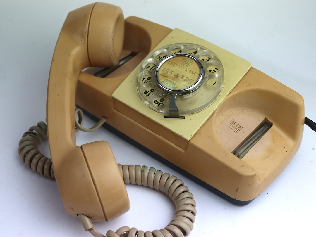1976 Vintage USA Starlite Phone. Desk American Phone. Rotary Phone ...
