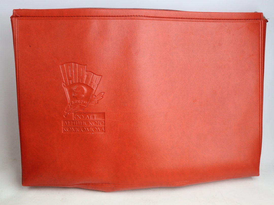 1978 Soviet Document Folder, Organizer, Portfolio Folder,document ...