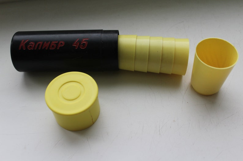 Soviet Folding Set of 6 Cups. Set of 6 Cups. Set of 6 Small - Etsy