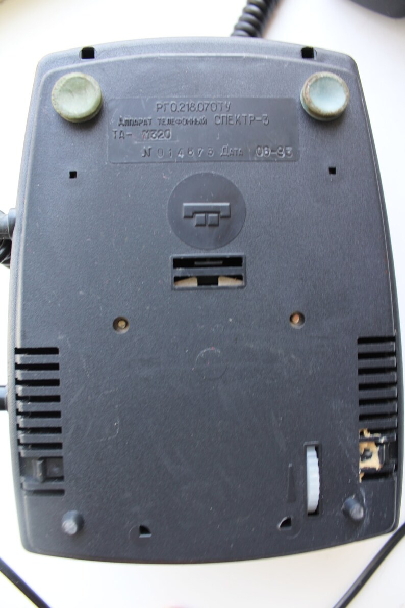 Soviet Phone. Desk Phone. Rotary Phone. Disk Phone. Cherry - Etsy