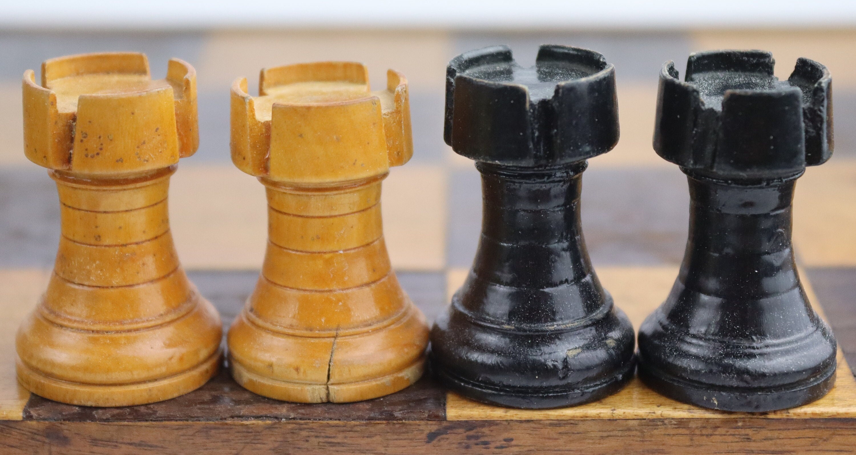 Very Rare Antique Wooden Chess Vintage Chess Set. Wooden | Etsy