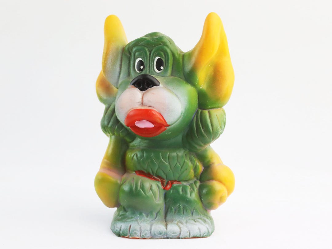 Rare Soviet Rubber Goblin Toy. Vintage Rubber Troll. Vintage Gnome ...