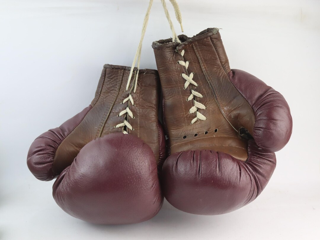 Soviet Boxing Gloves. Vintage Boxing Gloves. Leather Gloves. Leather ...