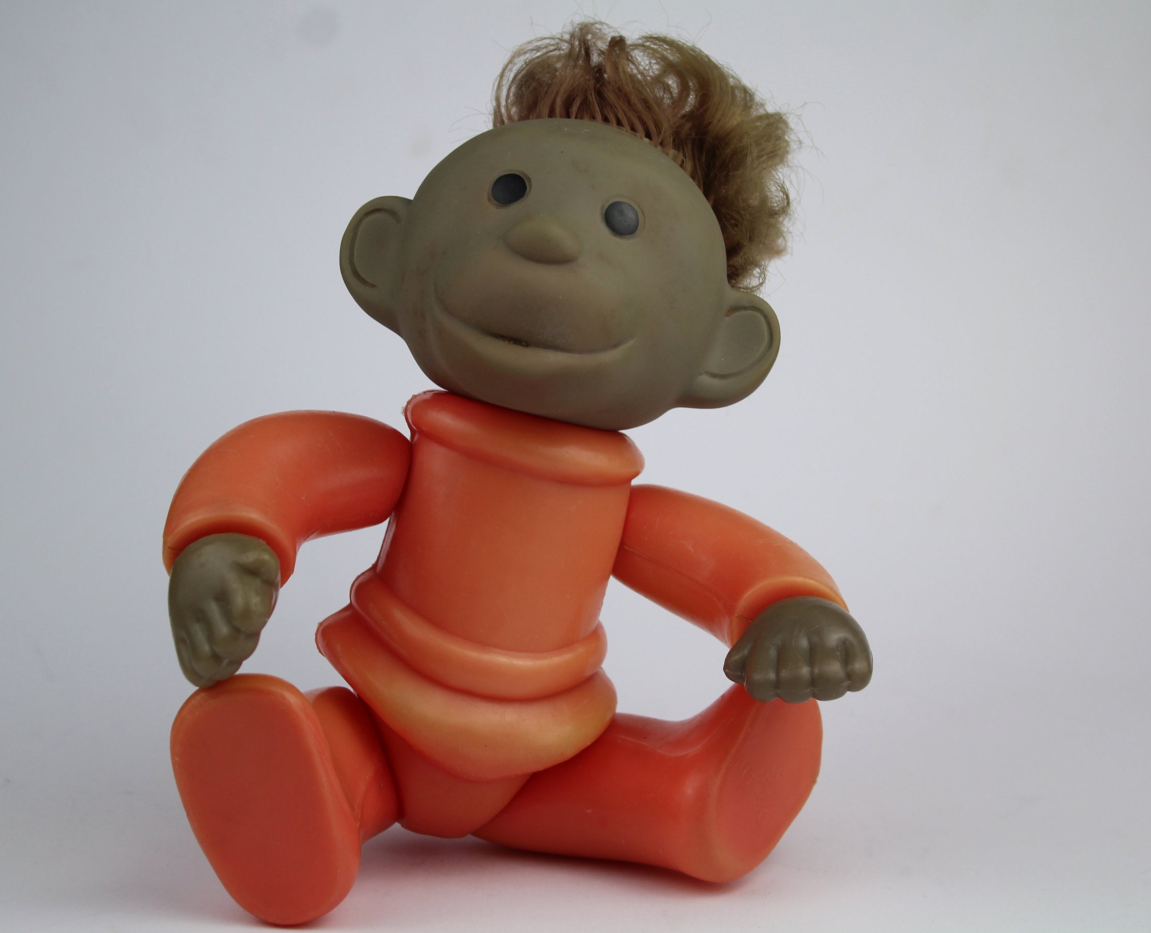 Rare Soviet Plastic Monkey With Rubber Head. Soviet Toy. - Etsy