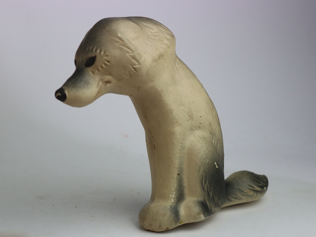 Rare Old Soviet Rubber Wolf. Soviet Toy. Vintage Toy. Soviet Wolf. USSR ...