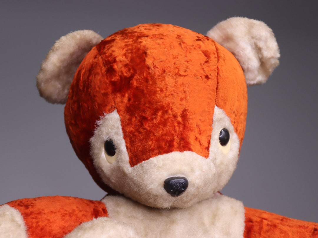 Very Rare Big Antique Soviet Bear. Plush Vintage Bear. Large Retro Toy ...