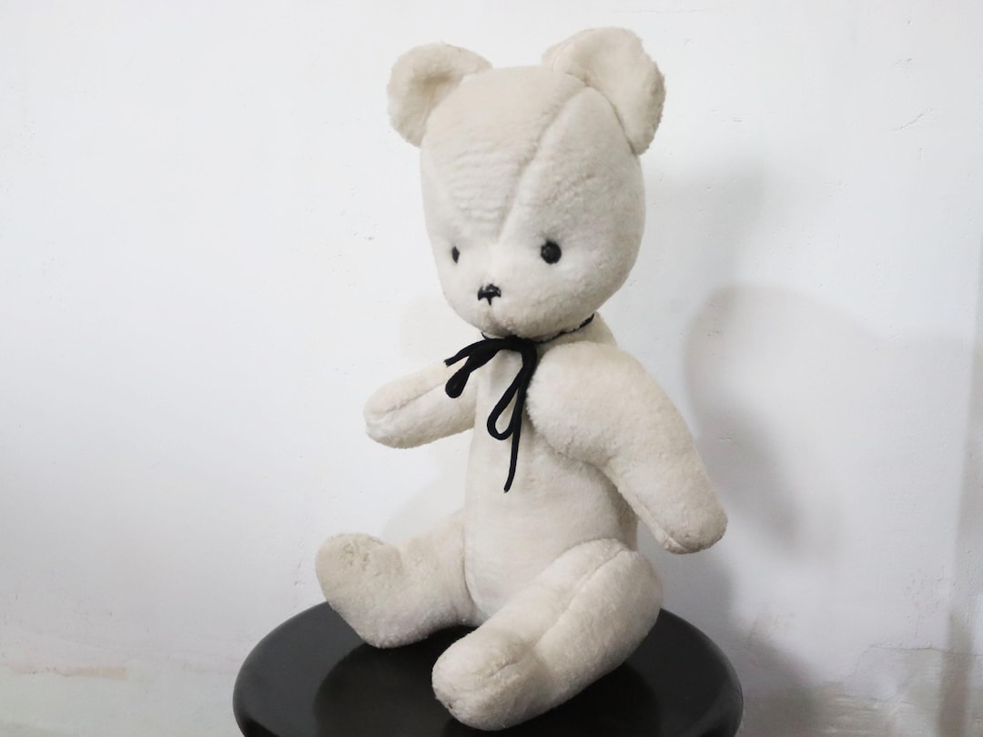 Very Funny Soviet Teddy Bear. Plush Vintage Bear. Felted Toy Bear Made ...