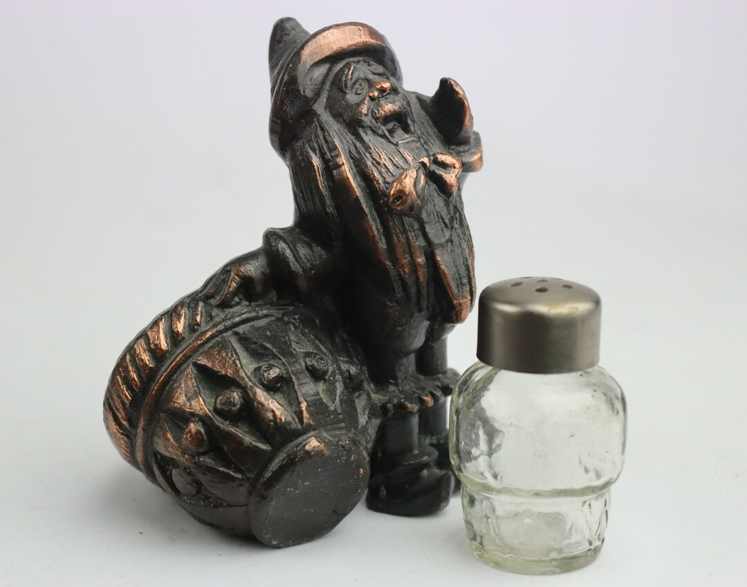 Rare Metal Gnome for Spices. Soviet Gnome for Salt or Pepper. Vintage ...