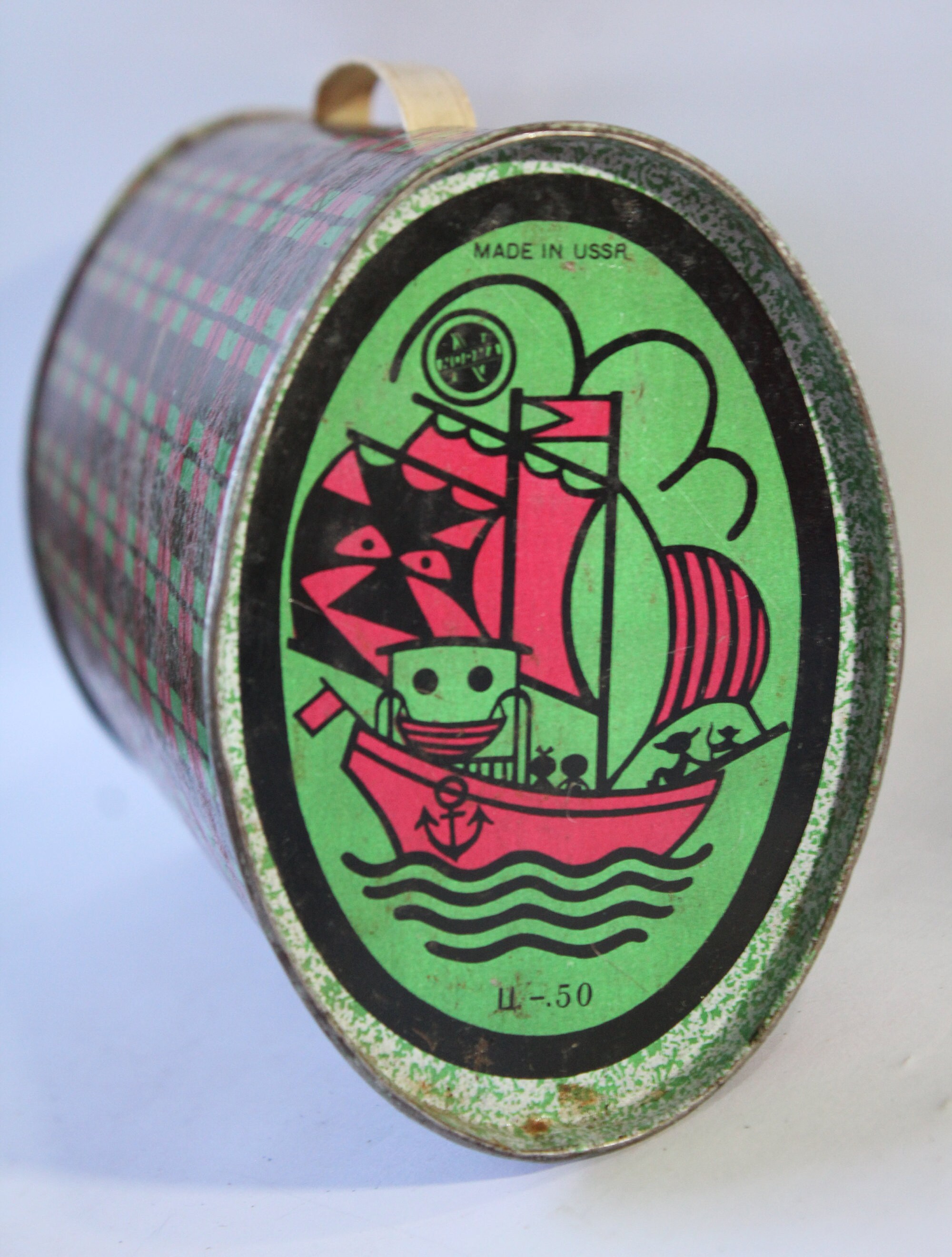 Soviet Lunchbox Vintage Tin Toy Bag Lunch Box Kids Bag Tin | Etsy