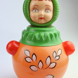 Rare Middle Orange Roly-poly. Soviet Roly-poly. Nevalyashka - Etsy