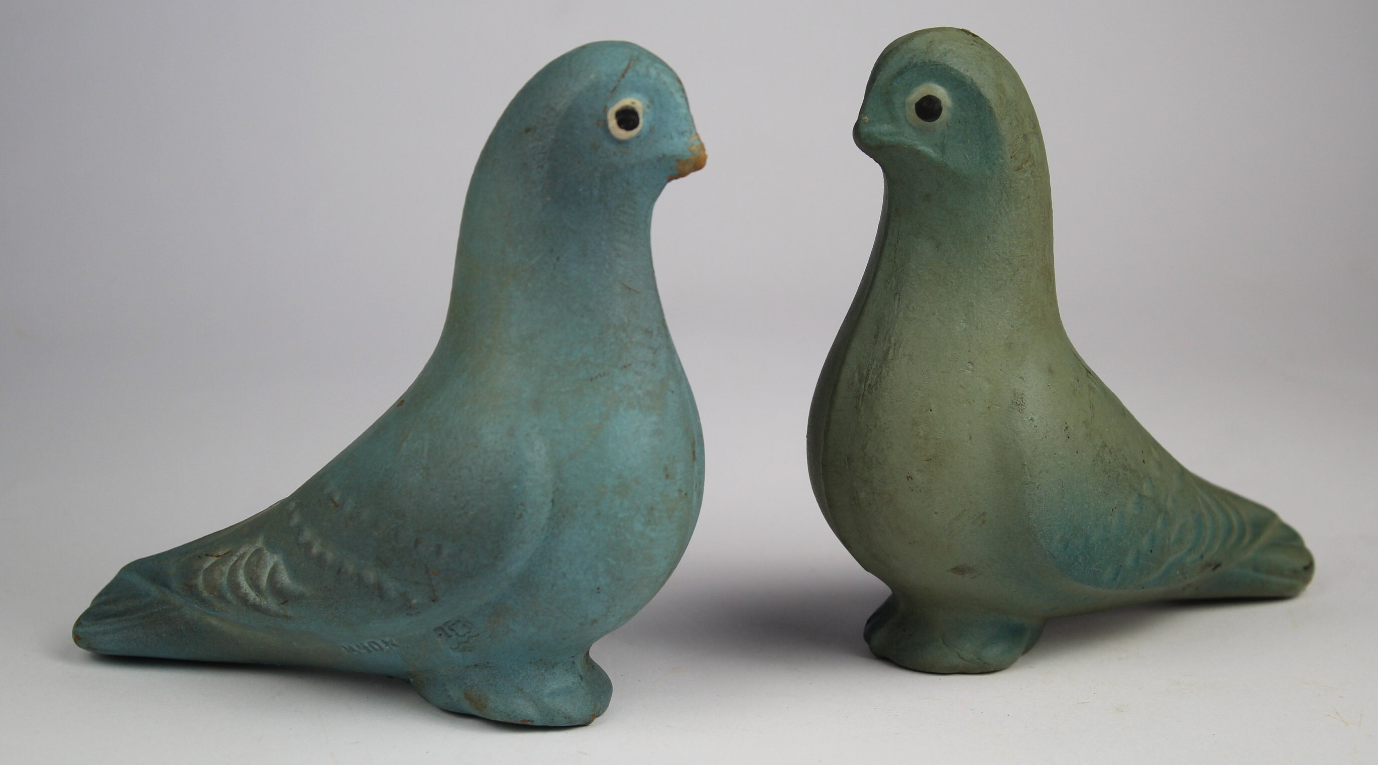 Pair of rare Soviet pigeons doveSoviet toy. rubber doll. | Etsy