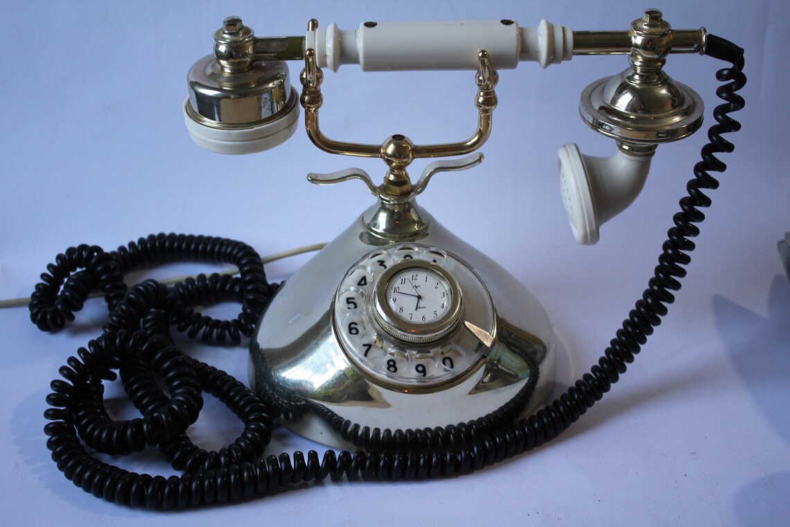 Rare Soviet Phone 1990. Desk Phone. Rotary Phone. Disk Phone. - Etsy