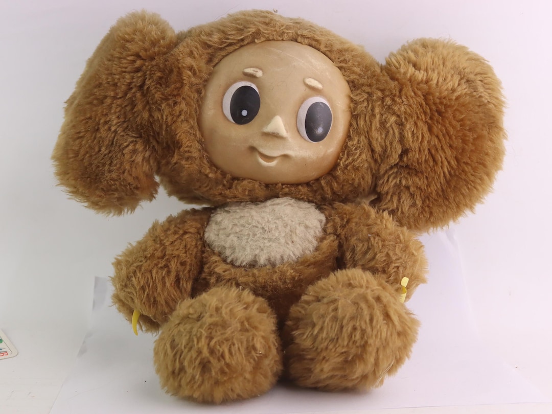 Rare Soviet Cheburashka. Plush Vintage Cheburashka. Retro Toy ...