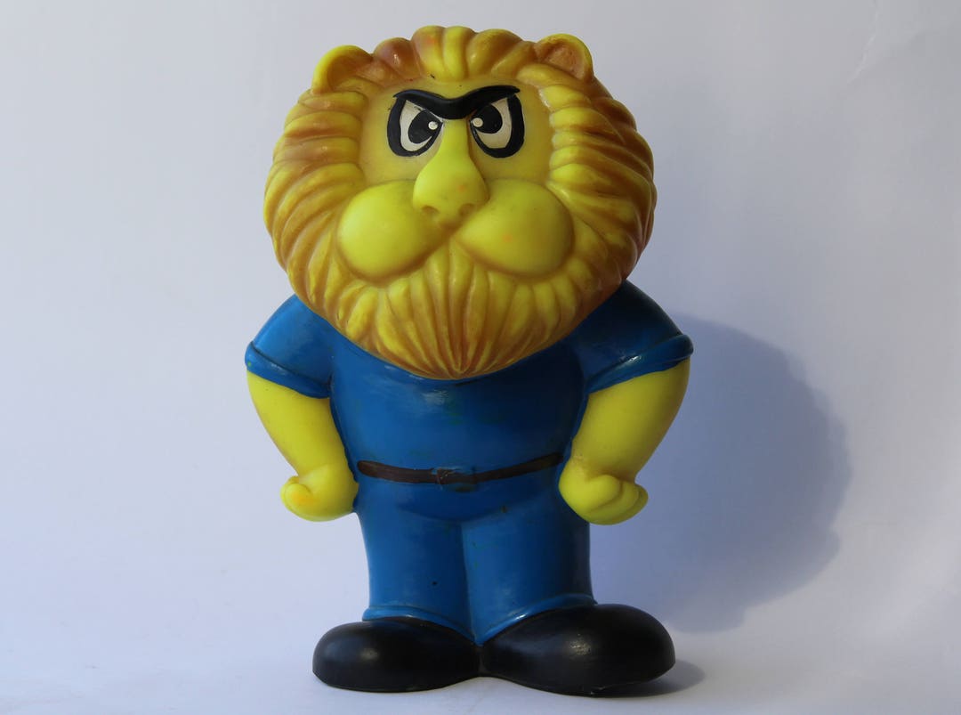 Rare Vintage Rubber Lion. Zagreb Toy. Yugoslav Doll. Soviet Rubber Lion ...