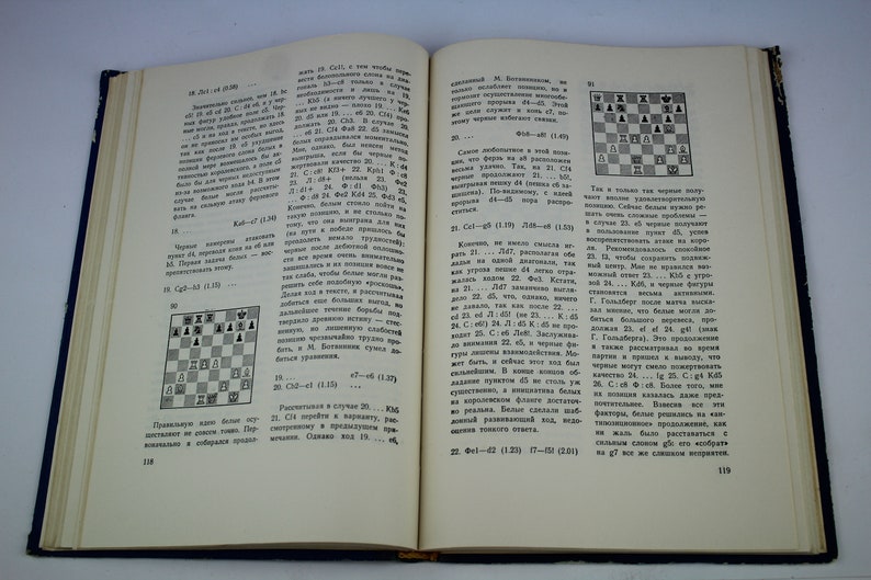 Vintage Book Match Botvinnik Tal Soviet Chess Book Antique - Etsy