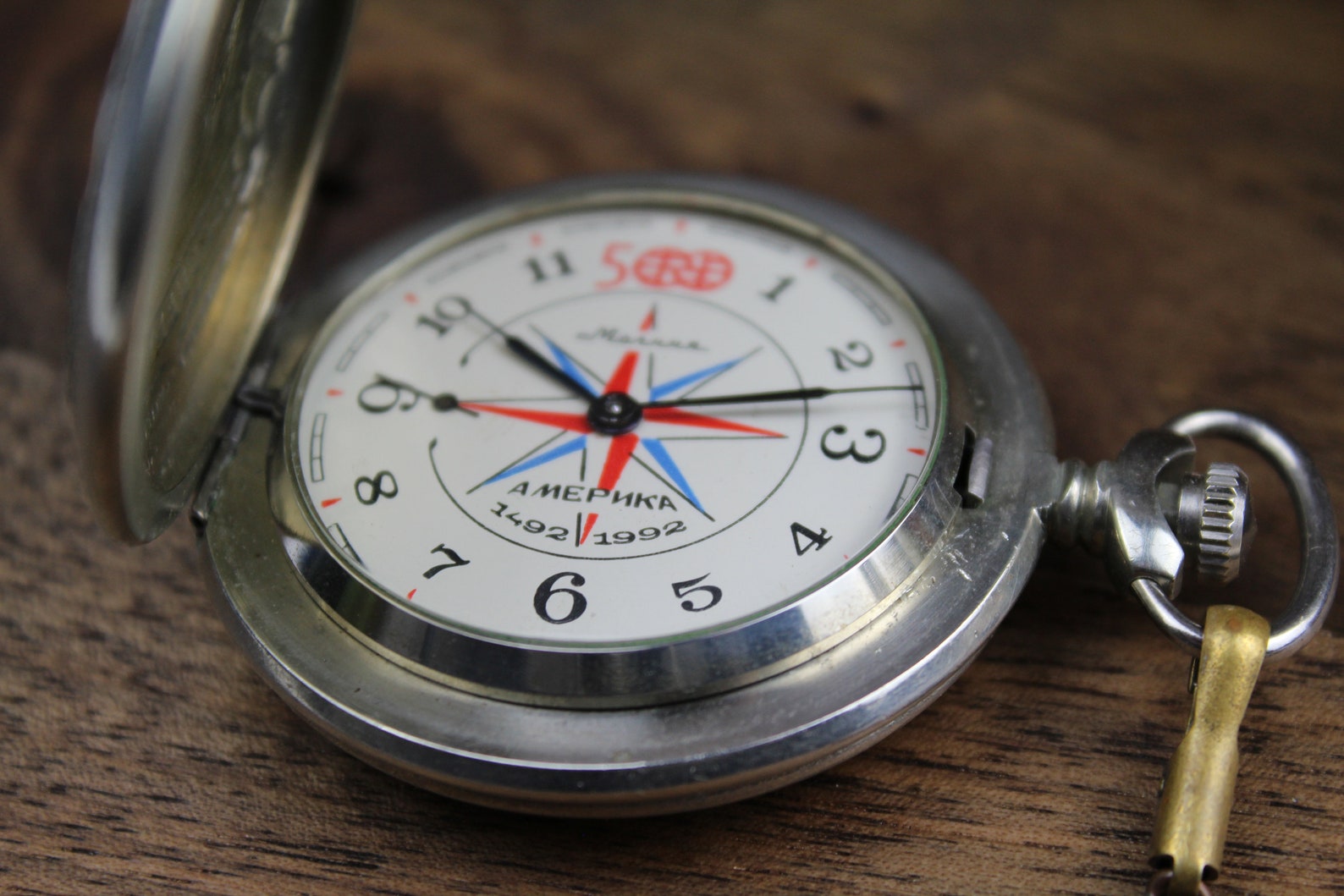 Soviet Pocket Watch White Dialmechanical Pocket Watch USSR - Etsy