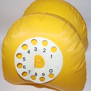 1986 Soviet Inflatable Dial Phone Toy. Vintage Toy. Soviet Vintage ...