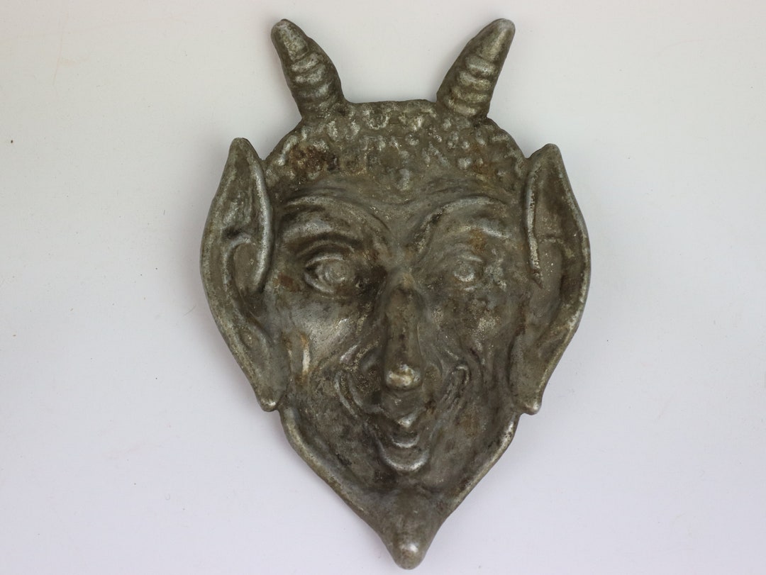 Soviet Devil Face. Vintage Ashtray Devil. Wall Decor Devil. Soviet ...