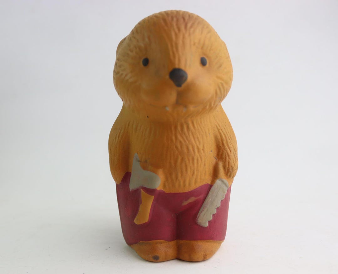 Vintage Rubber Beaver, Soviet Castortoy, Soviet Doll, Ussr Russian ...