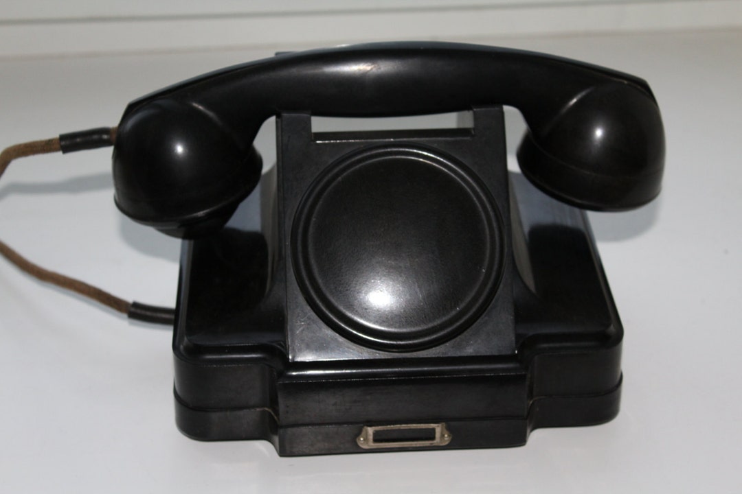 1956 Soviet Bakelite Phone. Soviet Telephone. Vintage Phone. Vintage ...
