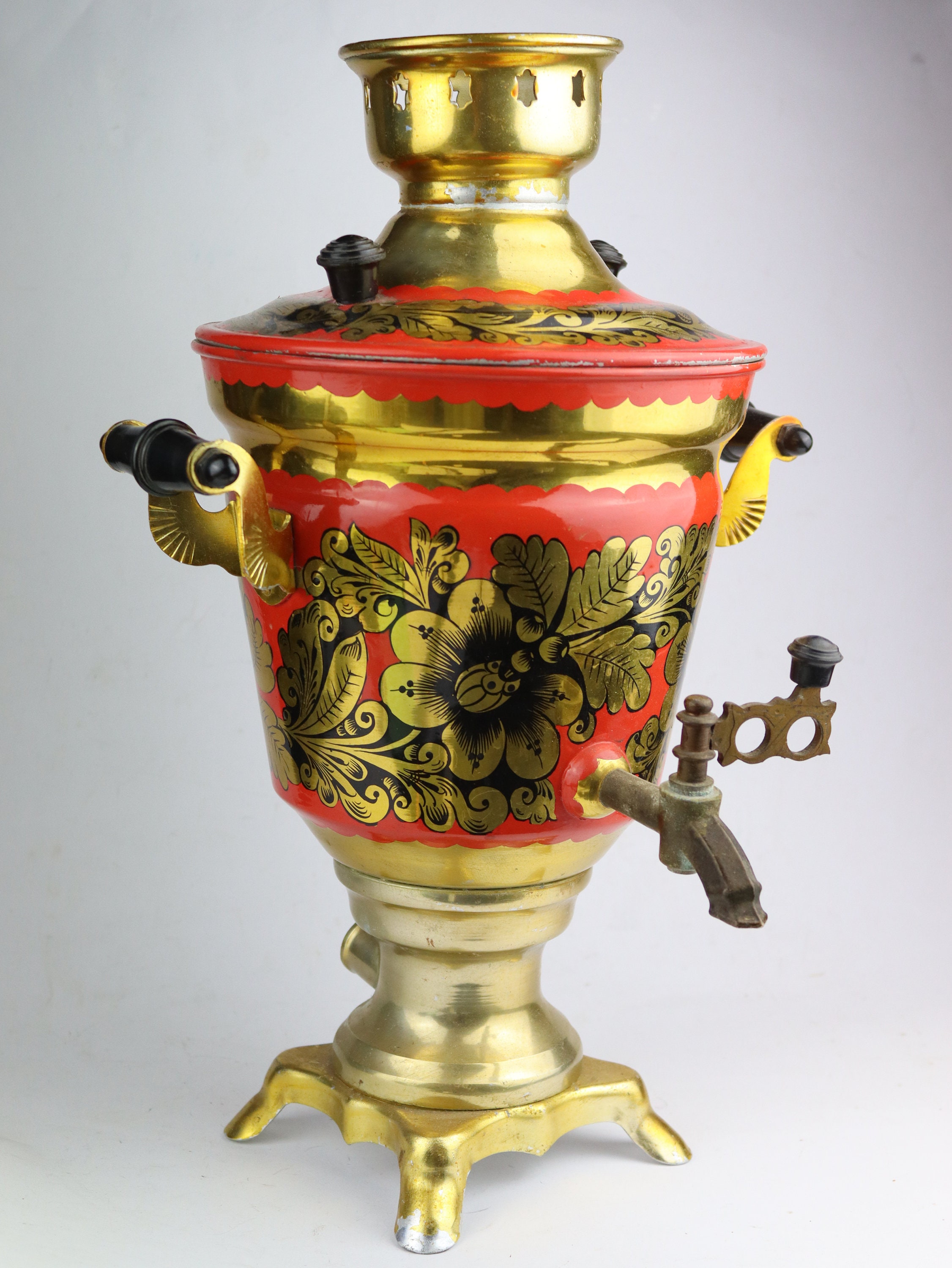1981 Soviet Hand-painted Samovar. Soviet Samovar. Hand-painted - Etsy