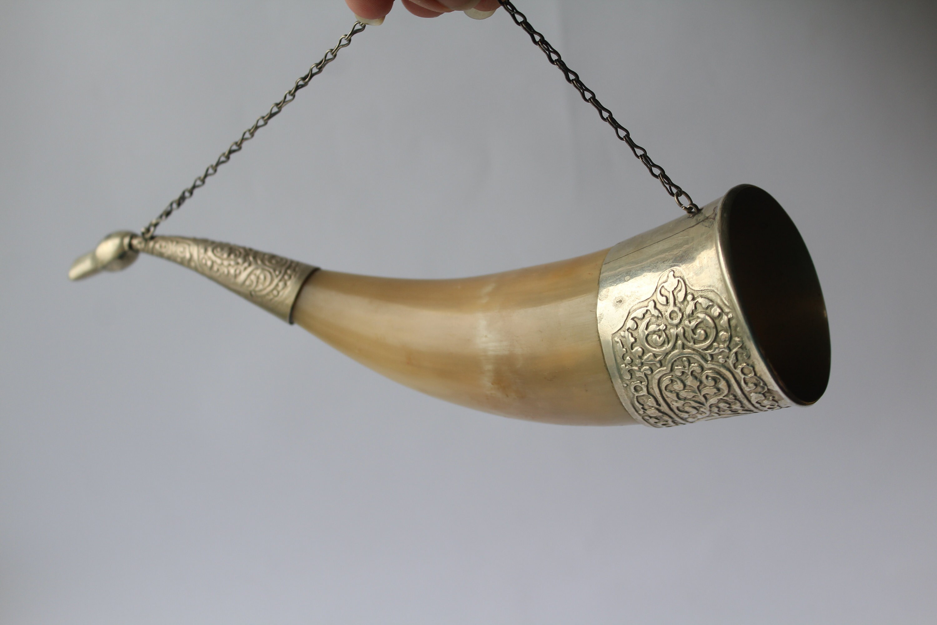 Soviet Drinking Horn. Viking Drinking Horn. Cup of Wine. - Etsy