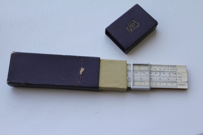 Logarithmic Ruler Old Calculator Vintage Ruler Retro - Etsy