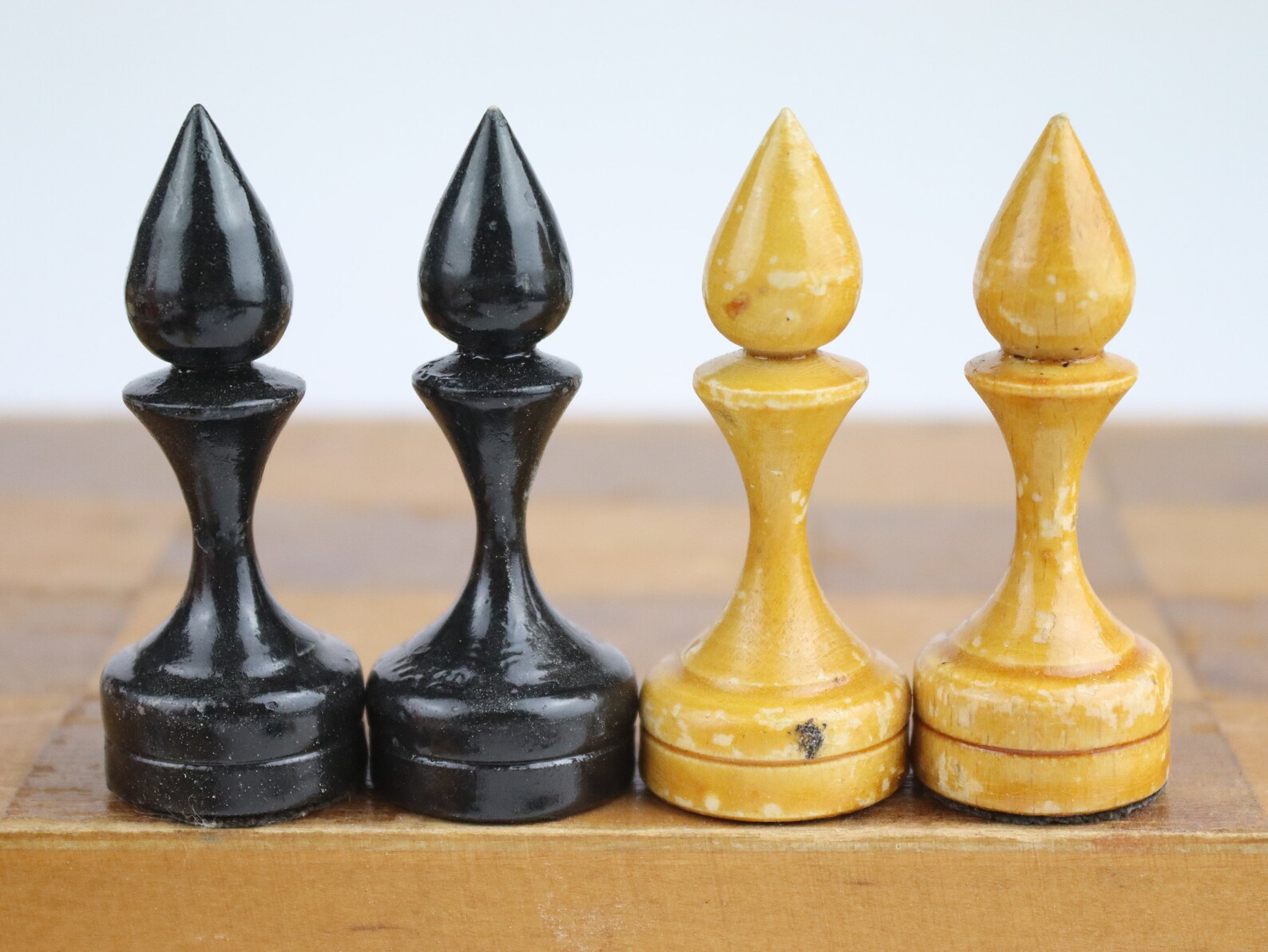 Soviet Small Chess Set USSR Chess Set Wooden Chess Set USSR - Etsy