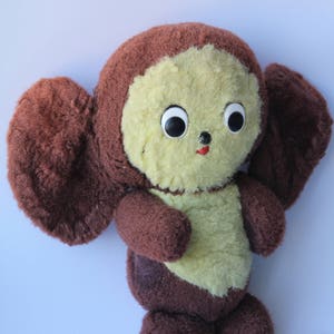 Soviet Cheburashka. Plush Vintage Cheburashka. Retro Toy - Etsy