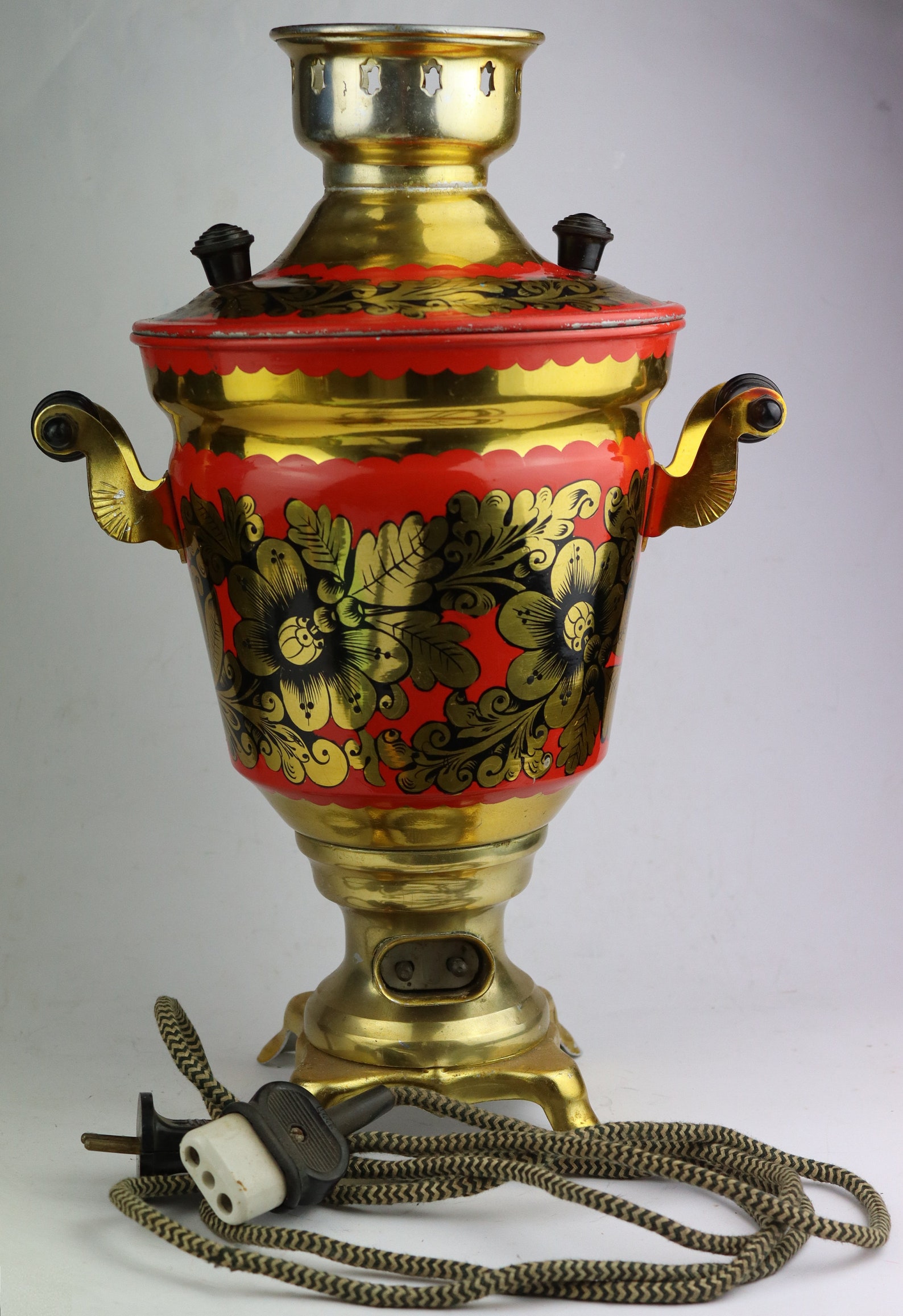 1981 Soviet Hand-painted Samovar. Soviet Samovar. Hand-painted - Etsy
