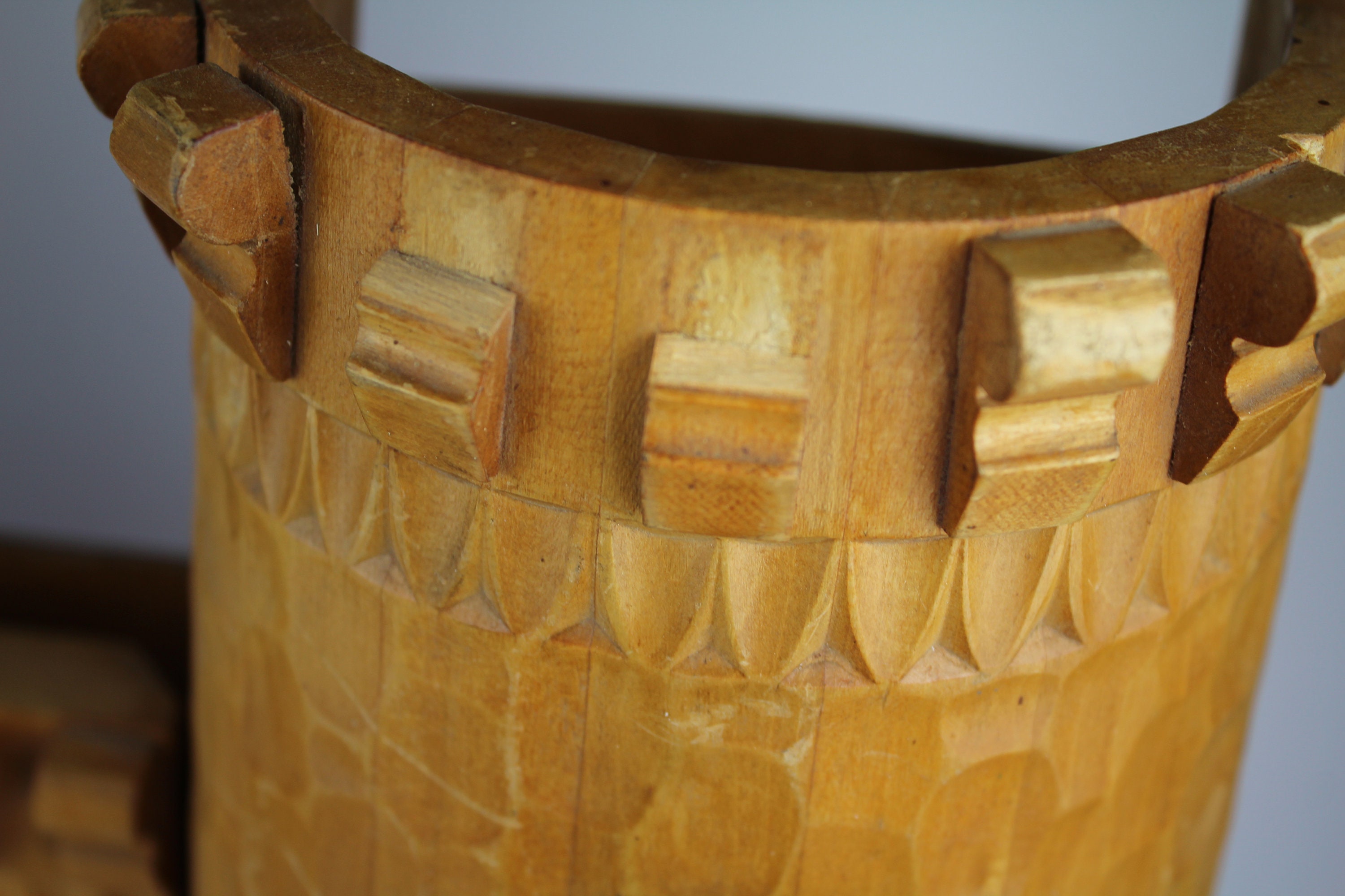 1983 Big vintage wooden castle soviet fortress wood | Etsy