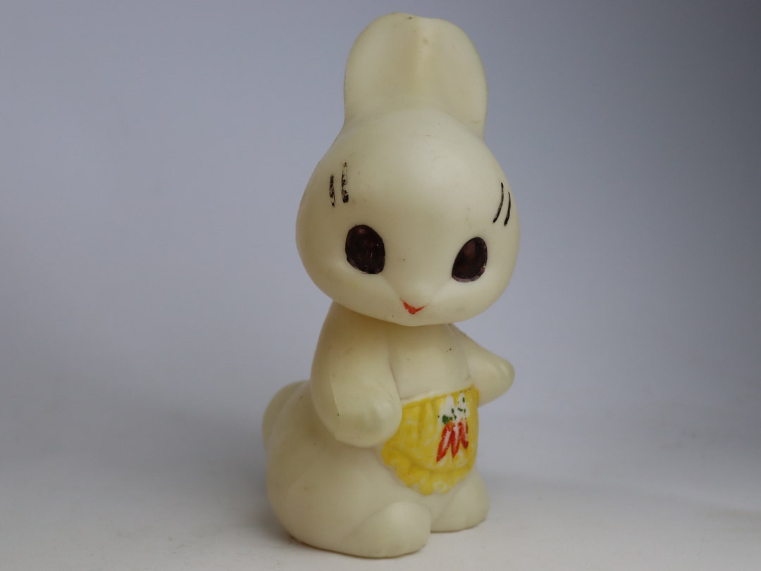 Gentle Cute Soviet Plastic Hare, Toy Rabbit, Vintage Plastic Bunny ...