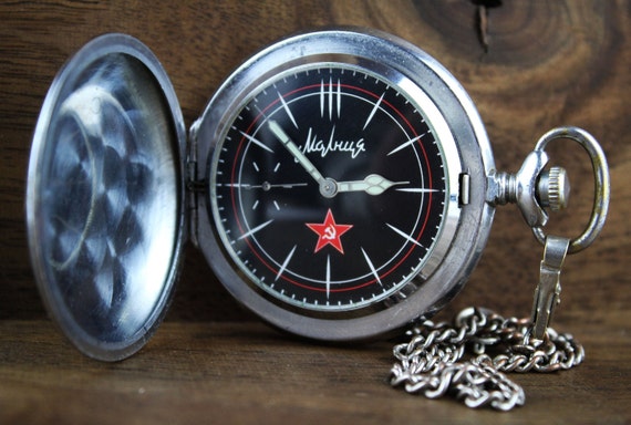 1977 Rare Jubilee Soviet pocket watch. Jubilee mechan… - Gem