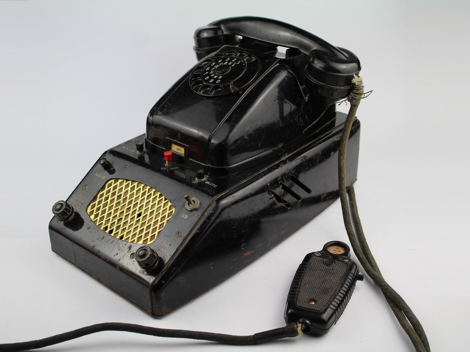1959 Soviet Military Telephone Speakerphone With Radio and - Etsy