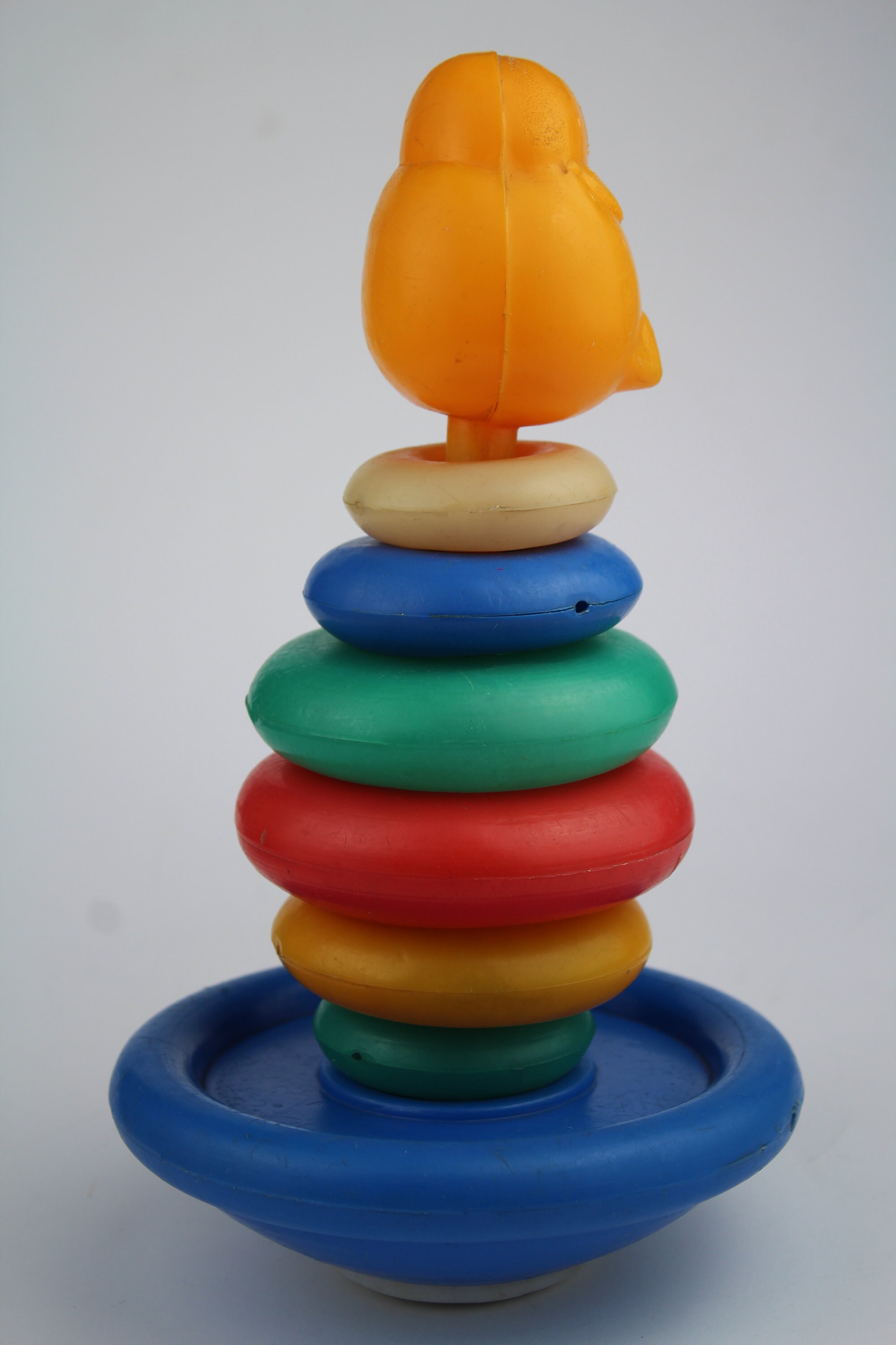 Soviet Game for Little Kids Duckling. Plastic Puzzle. Tower - Etsy