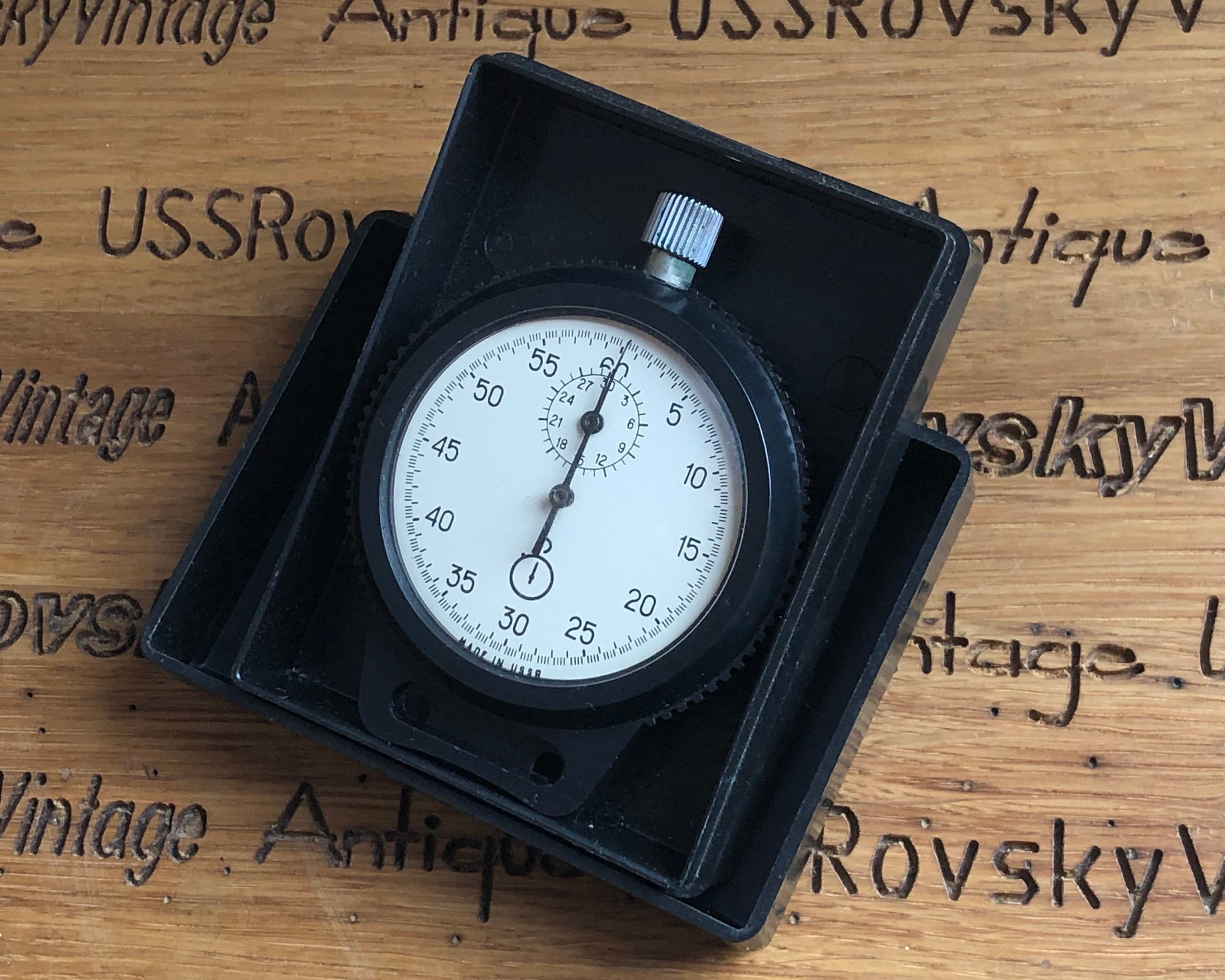 Soviet stopwatch AGAT. Mechanical chronometer USSR. Working | Etsy