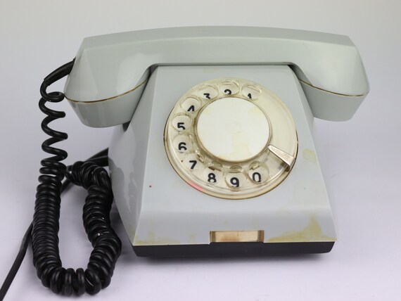 1979 Soviet Phone. Desk Phone. Rotary Phone. Disk Phone. Old - Etsy