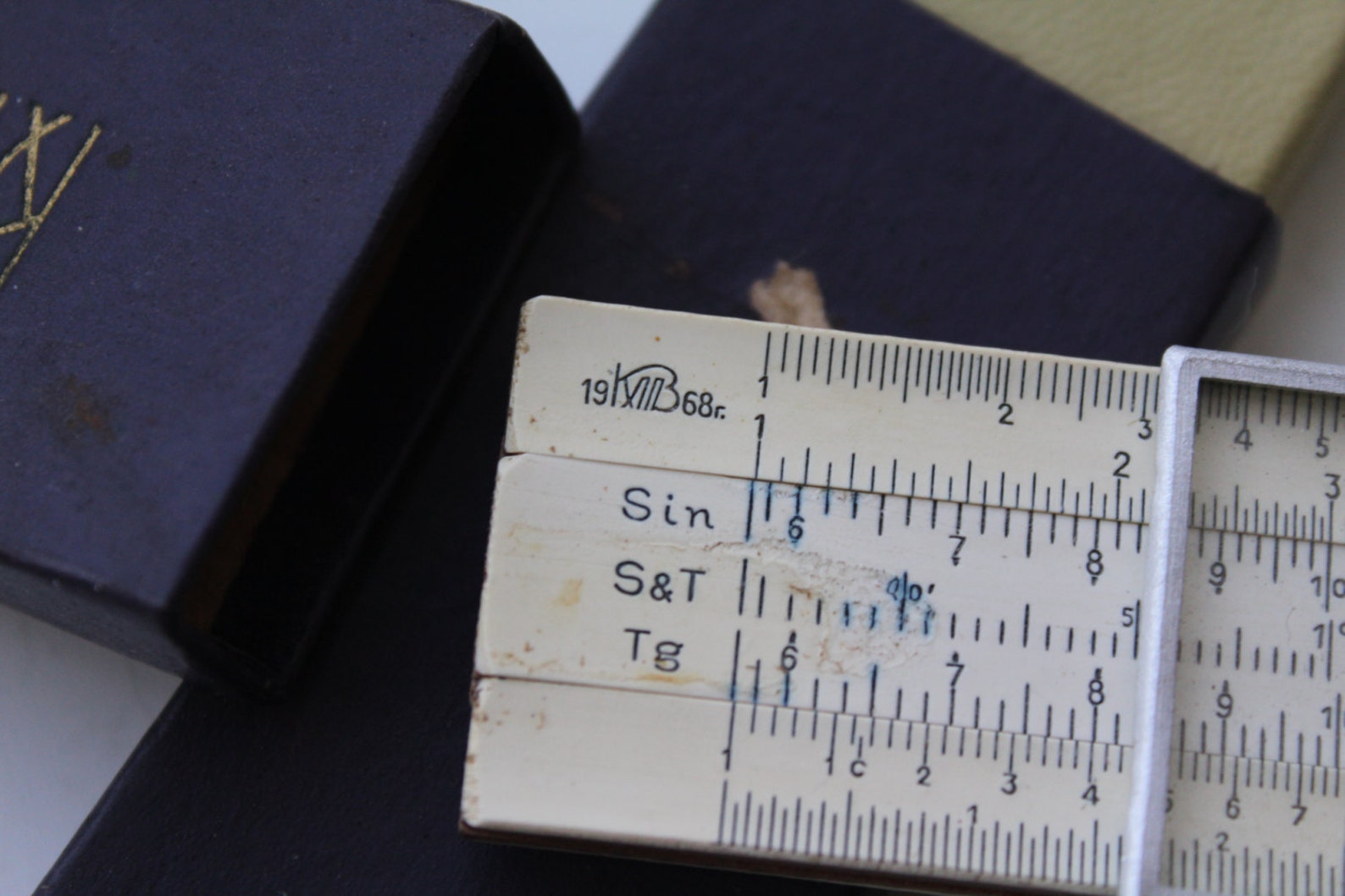 Logarithmic Ruler Old Calculator Vintage Ruler Retro - Etsy