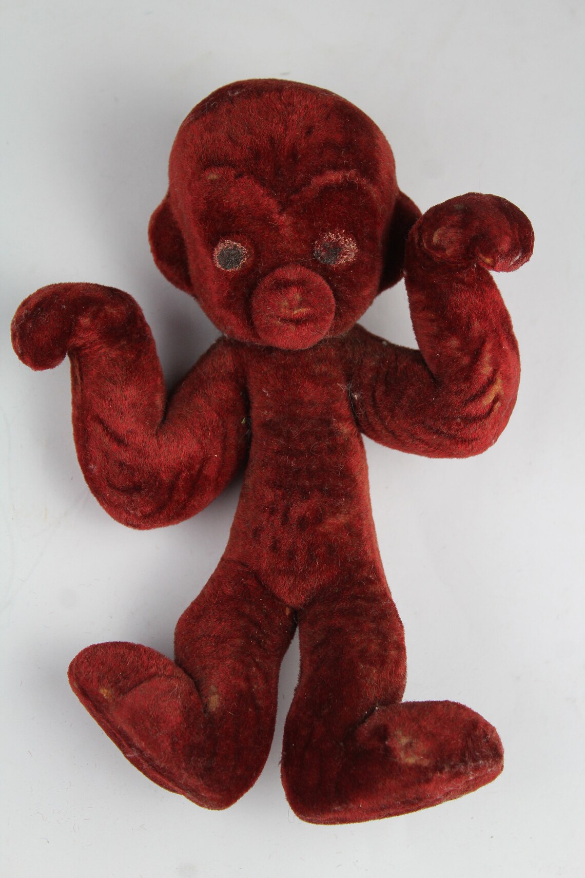 Soviet Soft Polymer Toy Monkey Flocking Toy Very Rare Soviet | Etsy