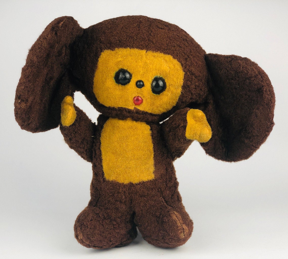 Soviet Cheburashka. Plush Vintage Cheburashka. Retro Toy - Etsy